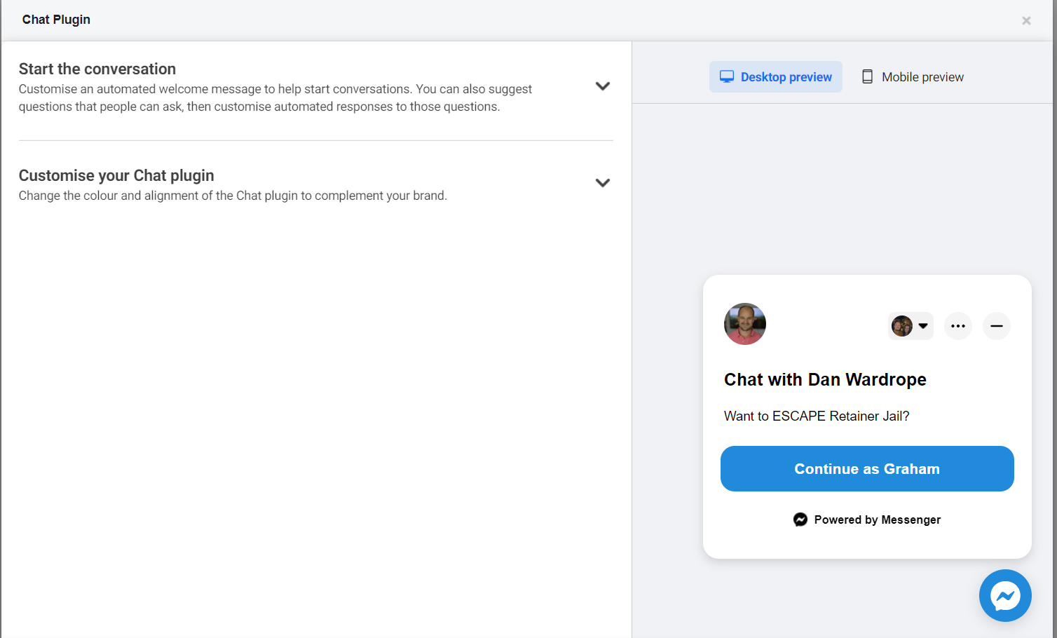 How To Add The Facebook Chat Plugin To Your Landing Page 🤓